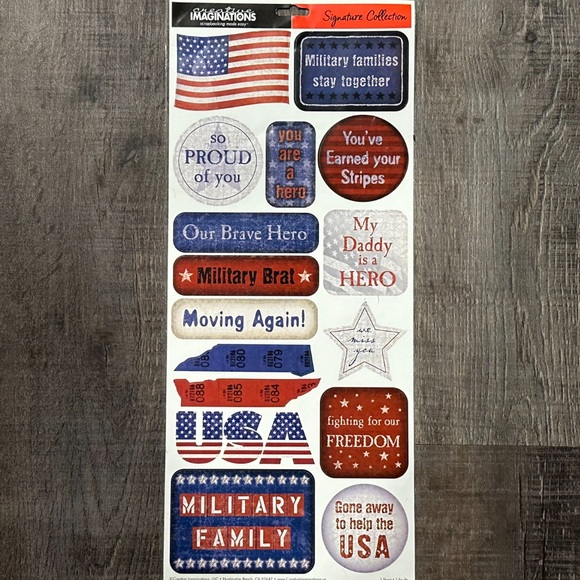 Creative Imagination | Design | New Usa Military Family Scrapbook Craft ...